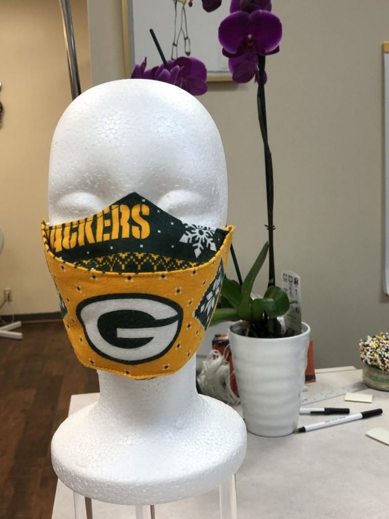 Greenbay Packers Face Masks – Eden Tailors